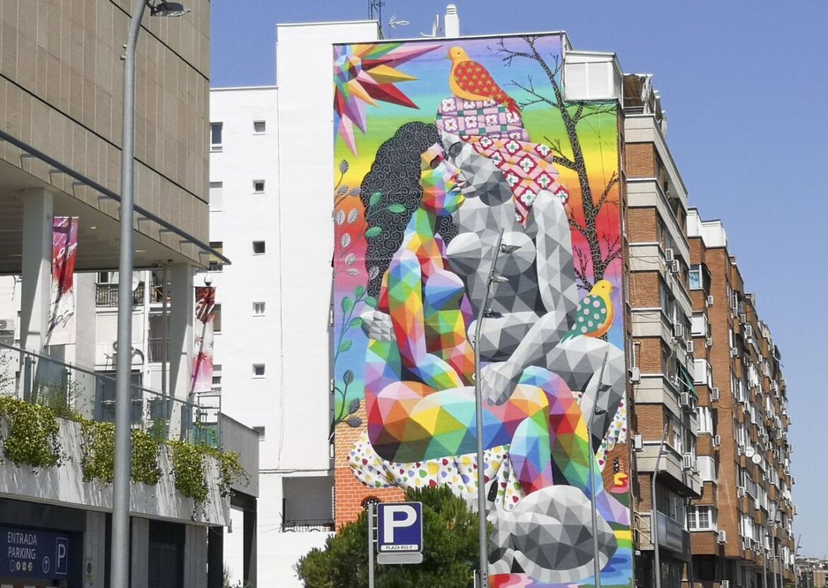 Madrid estrena la obra más monumental del artista Okuda
